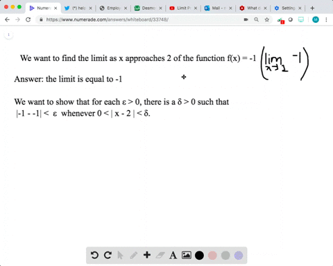 ⏩SOLVED:Using the ε-δDefinition of Limit In Exercises 45-56 , find… | Numerade
