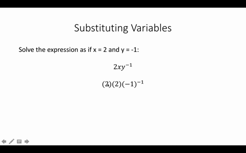 SOLVED:Find the value of each expression if x=2 and y=-1 2 x y^-1