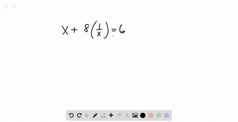 SOLVED:NUMBER THEORY The sum of a number and 8 times its reciprocal is 6 . Find the number(s).