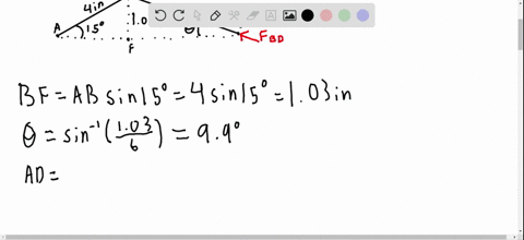 SOLVED:A 100- lb force directed vertically downward is applied to the ...