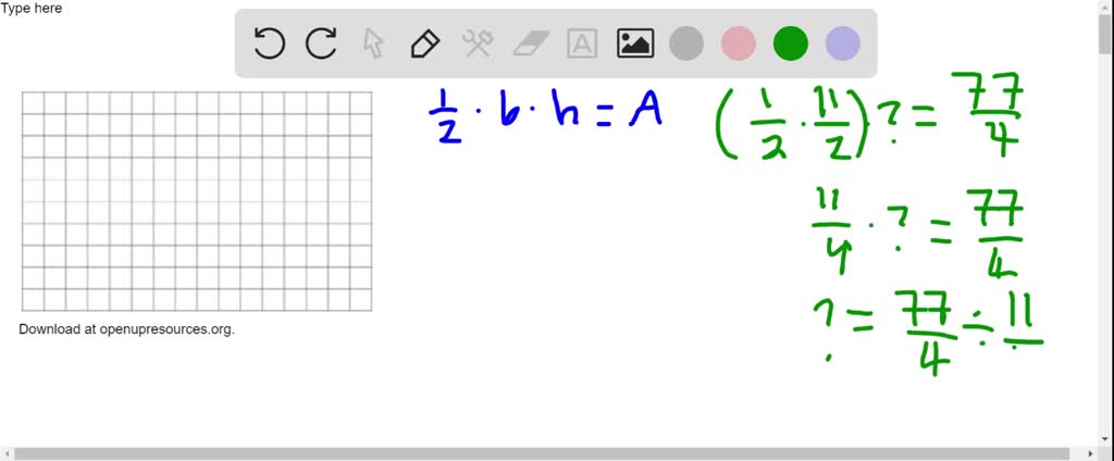 SOLVED:Use the grid to complete this problem. Let the side length of ...