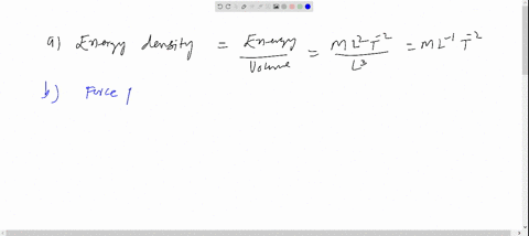 Of the following quantities, which one has dimensions different from ...