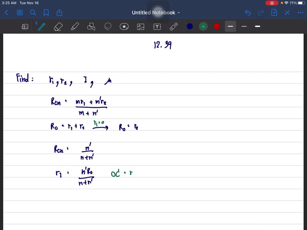 Solved Consider A Linear Triatomic Molecule Abc Find The Center Of Mass Which By Symmetry