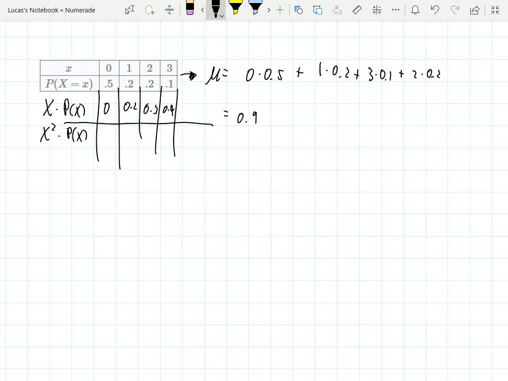 ⏩SOLVED:Calculate the standard deviation of X for each probability… | Numerade