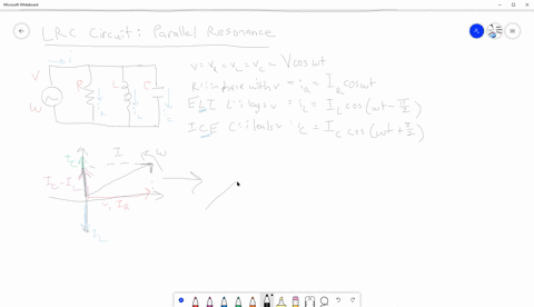 SOLVED:The L \cdot R-C Parallel Circuit. A resistor, inductor, and capacitor are connected in ...