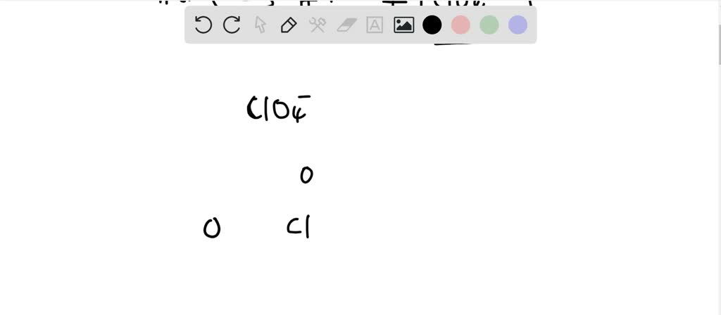 SOLVED:When perchloric acid ionizes, it makes the perchlorate ion, ClO4 ...