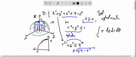 ⏩SOLVED:Find the following volumes, using triple integrals in… | Numerade
