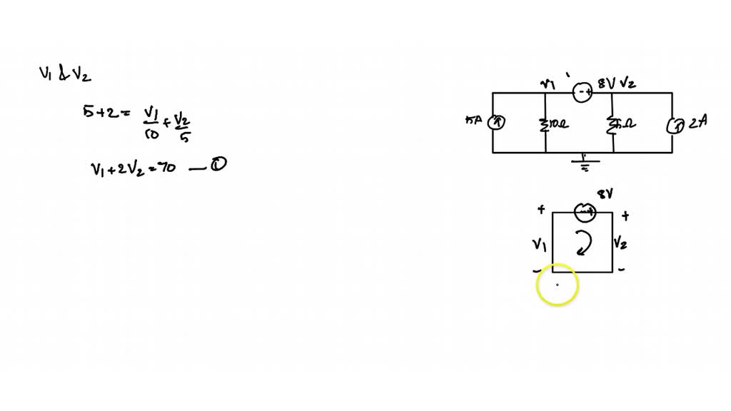 Solved Derive An Expression For The Output V Of The Following Circuit In Terms Of The Input