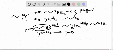 SOLVED:a. What two sets of reagents (each consisting of a carbonyl compound and phosphonium ...