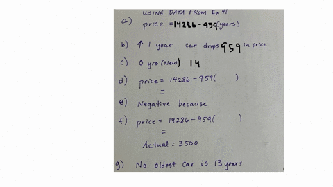 ⏩SOLVED:Use the advertised prices for Toyota Corollas given in… | Numerade