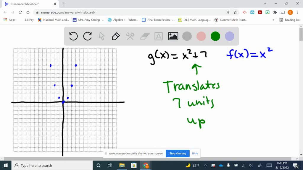 SOLVED:Graph each quadratic function. Label the vertex and sketch and label the axis of symmetry ...