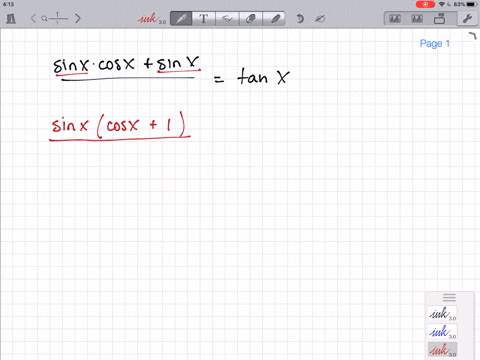 SOLVED:Verify the equation is an identity using factoring and ...