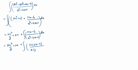 SOLVED:Calculate each of the integrals. For some integrals you may need to use polynomial long ...