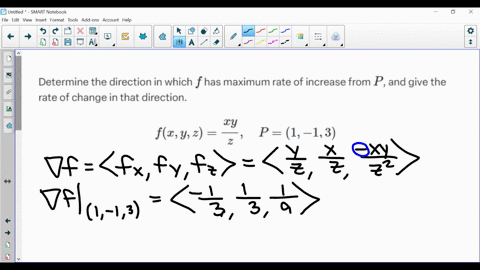 SOLVED:Determine the direction in which f has maximum rate of increase ...