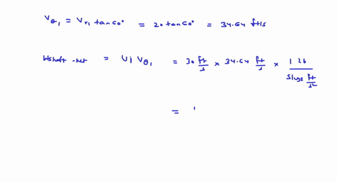 SOLVED:An inward flow radial turbine (see Fig. P5.136) involves a ...