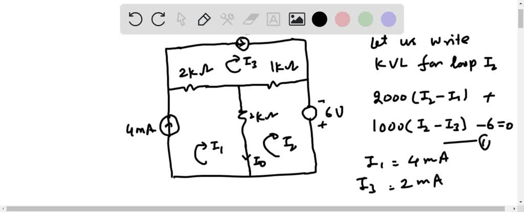 SOLVED:Find Io in the circuit in Fig. P 3.78 using loop analysis.