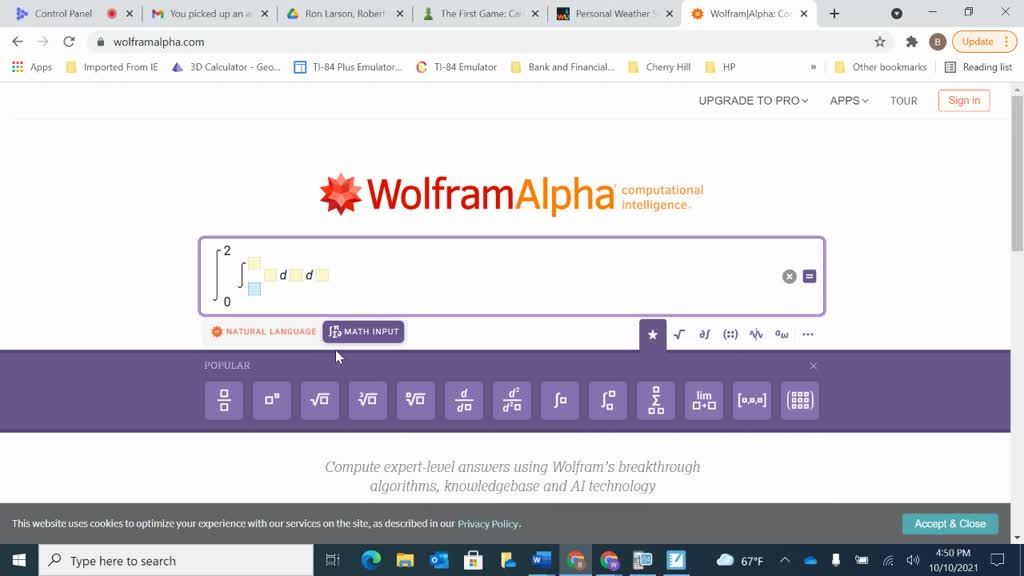 SOLVED:Use a calculator or computer to compute the iterated integral ... SOLVED:Use a calculator or computer to compute the iterated integral ...