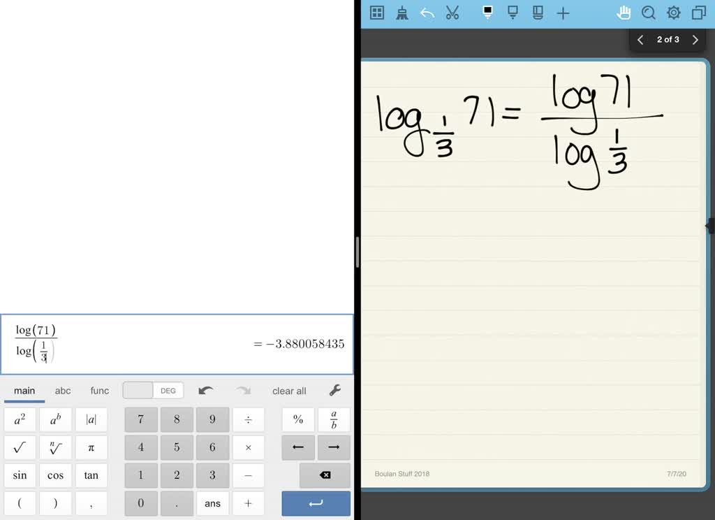 SOLVED:Use the Change-of-Base Formula and a calculator to evaluate each ...