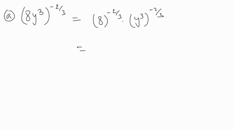 SOLVED:Simplify the expression and eliminate any negative exponent(s ...