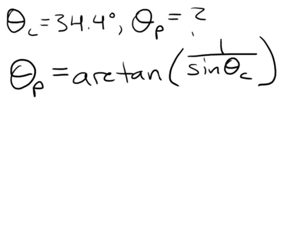 Solved The Critical Angle For Total Internal Reflection For Sapphire