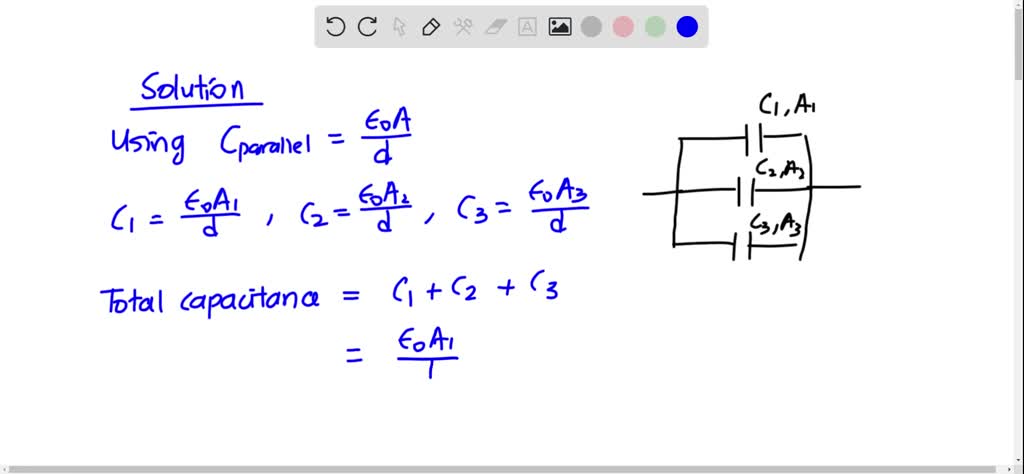 SOLVED: Three parallel-plate capacitors are constructed, each having the same plate spacing d ...