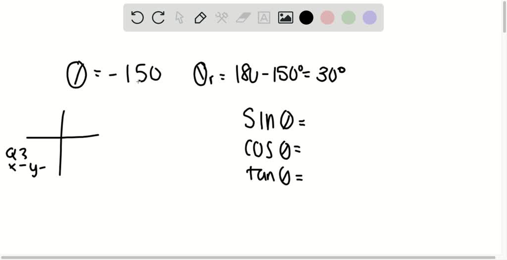 Solved Find The Exact Values Of Sinθ Cosθ And Tanθusing Reference