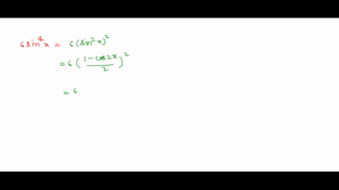 Use the power-reducing formulas to rewrite each expression as an equivalent expression that does ...