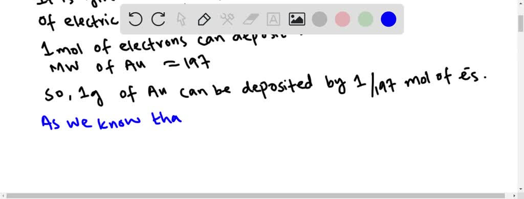 SOLVED:An electrolytic cell similar to the one represented in Figure 16 ...