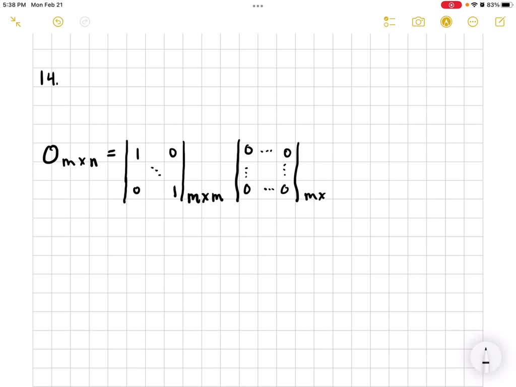 SOLVED:Find the pseudoinverse of an arbitrary m ×1 matrix and of an ...