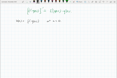 SOLVED:For the following exercises, use the information in the following table to find h?(a) at ...