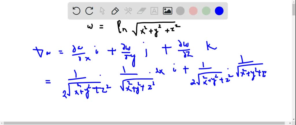 SOLVED:Calculate \nabla \ln |\mathbf{r}|, where \mathbf{r}=x \mathbf{i ...