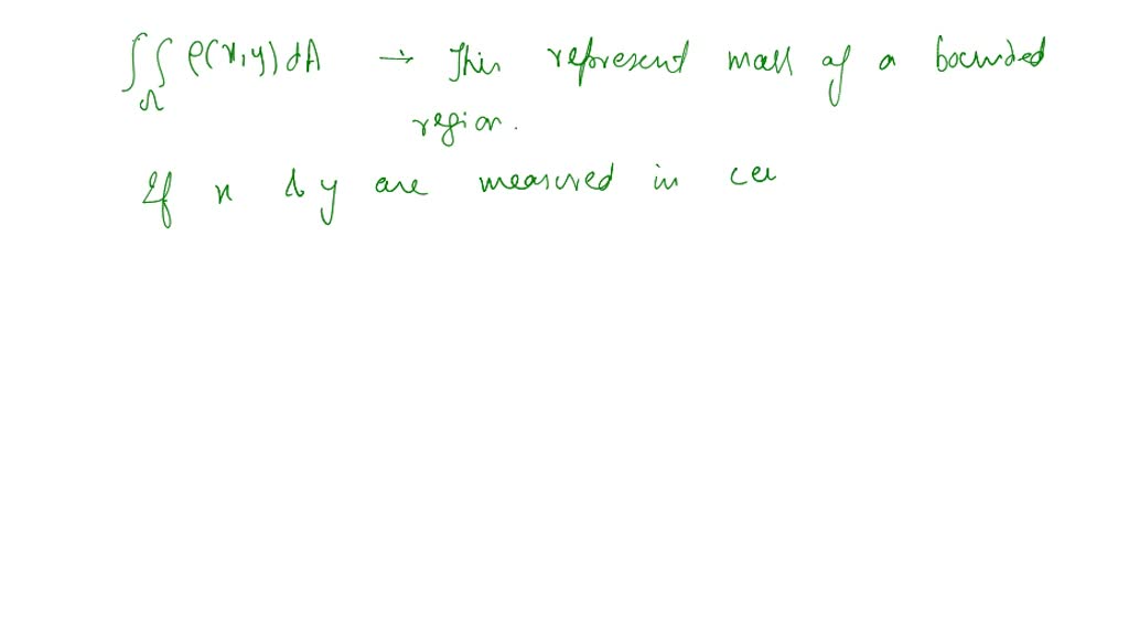 VIDEO solution:Identify the quantities determined by the integral expressions. If x and y are ...