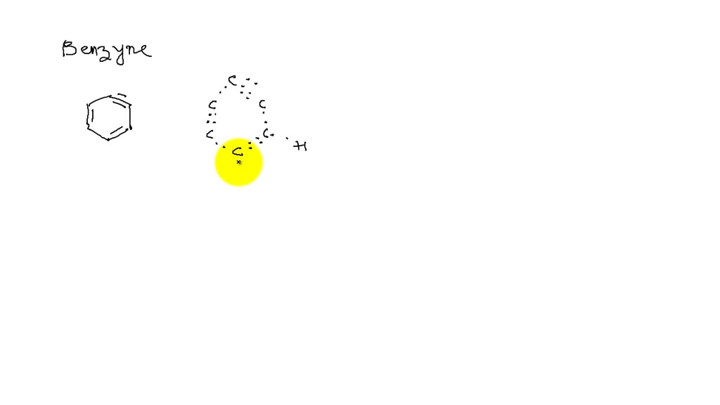 SOLVED: The molecule benzyne (C6H4) resembles benzene in that it has a ...
