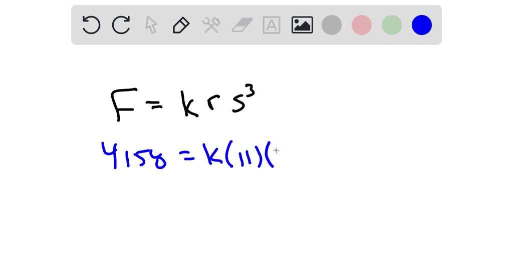 SOLVED:Find a mathematical model that represents the statement. (Determine the constant of ...
