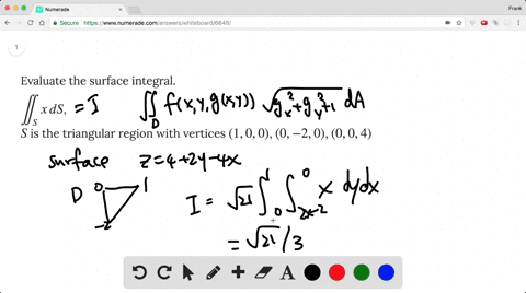 Evaluate the surface integral. \displaystyle \iin…