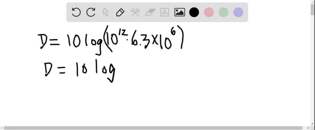 SOLVED:The loudness level of a sound, D, in decibels, is given by the formula D=10 log(10^12 I ...