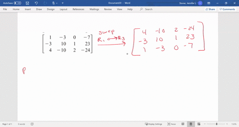 SOLVED:In Exercises 41-44, write the matrix in row-echelon form ...