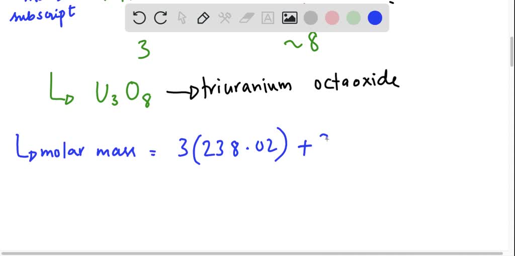 SOLVED:A Uranium is used as a fuel, primarily in the form of uranium(IV ...