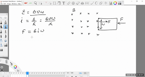 ⏩SOLVED:Shown below is a long rectangular loop of width w, length l,… | Numerade