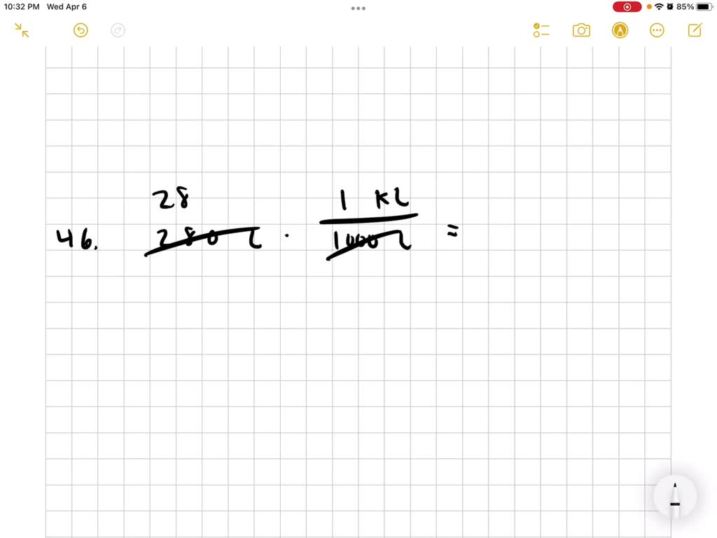 ⏩SOLVED:Convert the units of capacity. 280 L= kL | Numerade