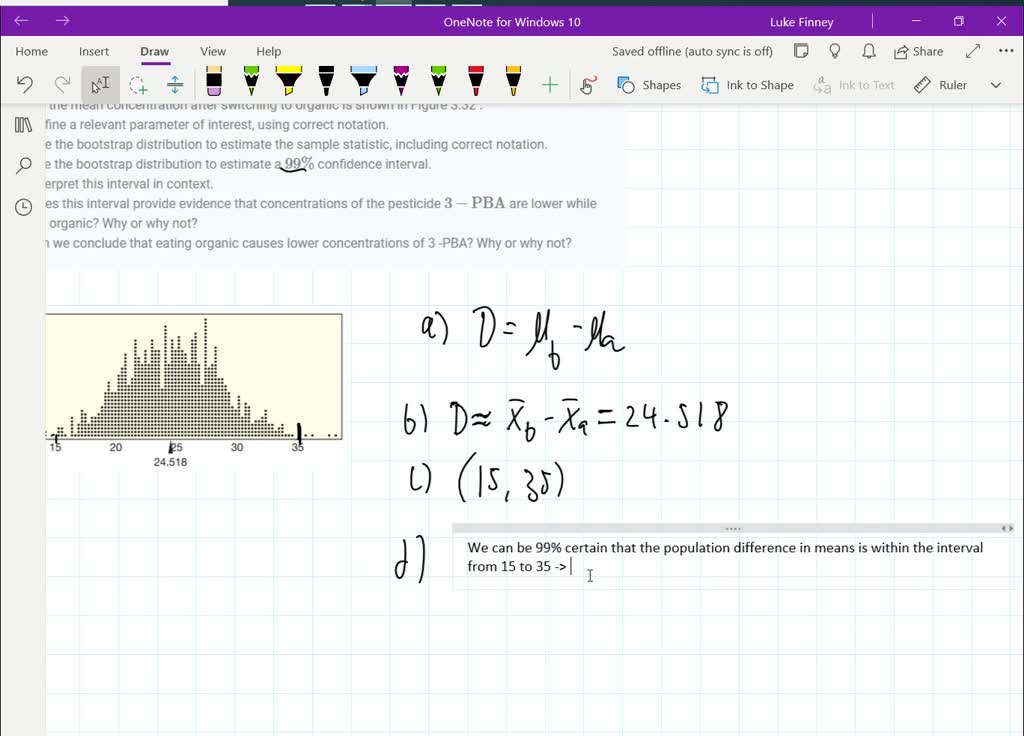 SOLVED: Eating Organic and 3-PBA Levels We first study 3-PBA, a ...