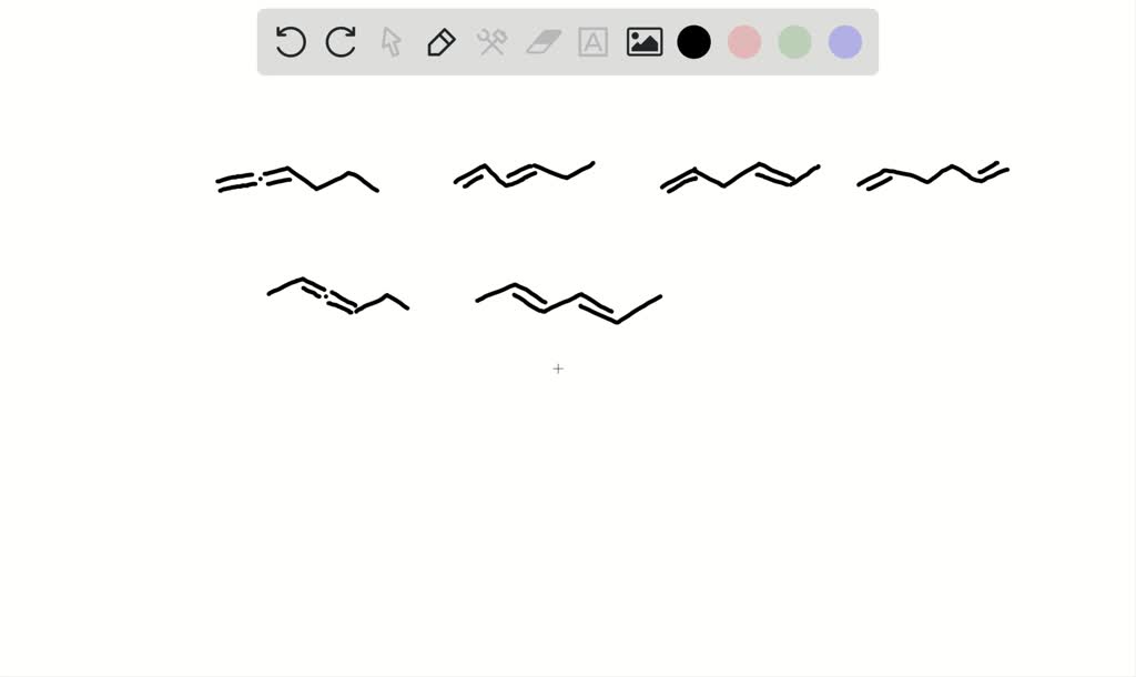 SOLVED:a. How many linear dienes are there with molecular formula C6 ...