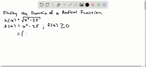 SOLVED:Recall that for a square root expression to represent a real ...