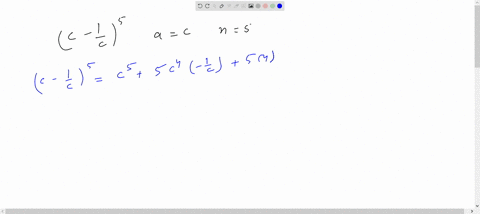 SOLVED:Use the binomial series to determine the expansion of (2 a-3 b ...