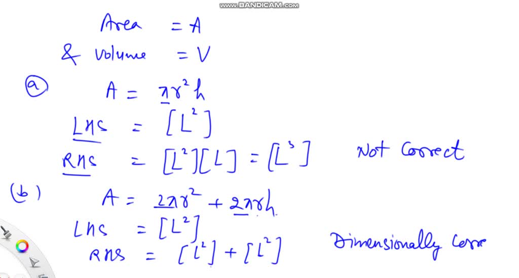A student is trying to remember some formulas from geometry. In what ...