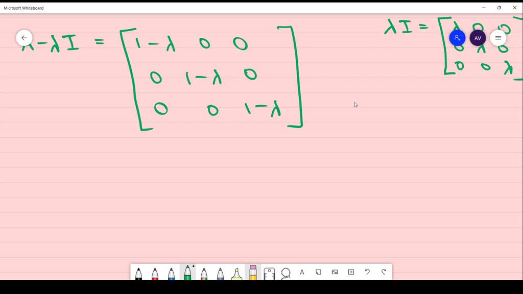SOLVED:For each of the matrices find all real eigenvalues, with their algebraic multiplicities ...