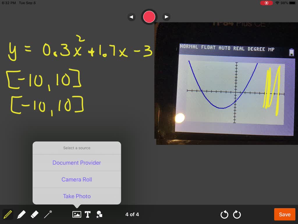 SOLVED:Determine an appropriate viewing rectangle for the graph of each equation, and use it to ...