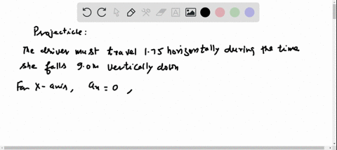 SOLVED: A daring 510 -N swimmer dives off a cliff with a running ...