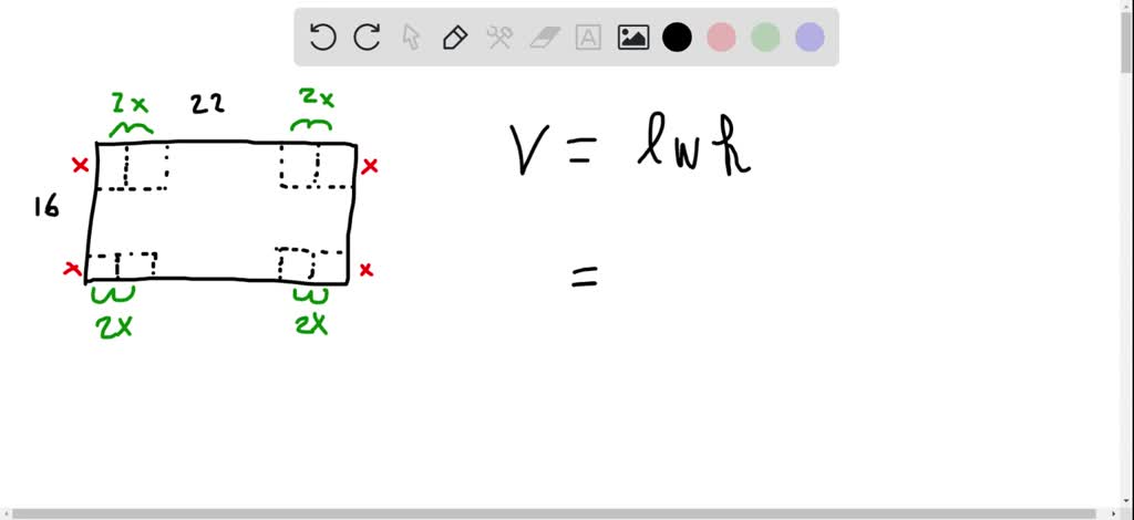 SOLVED:A closed box is to be constructed from a rectangular sheet of cardboard that measures 18 ...