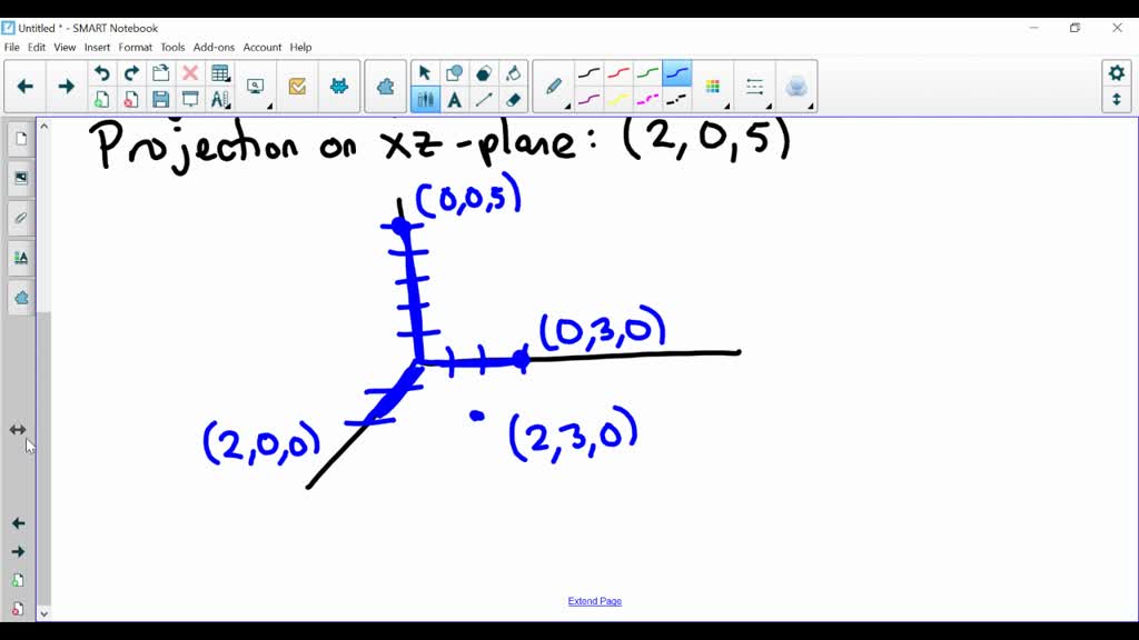 SOLVED: ¿Cuáles son las proyecciones del punto (2,3,5) en los planos x ...